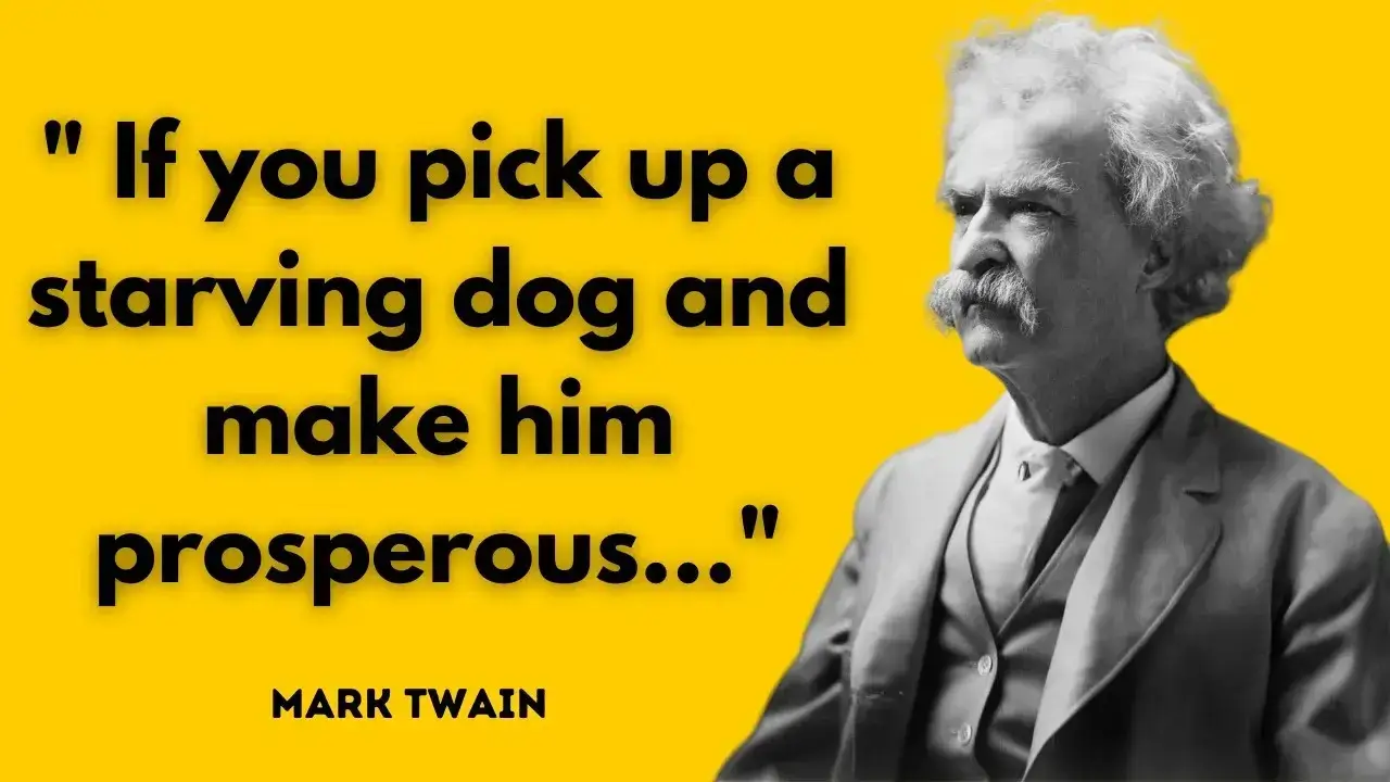 Mark Twain Quotes Dog